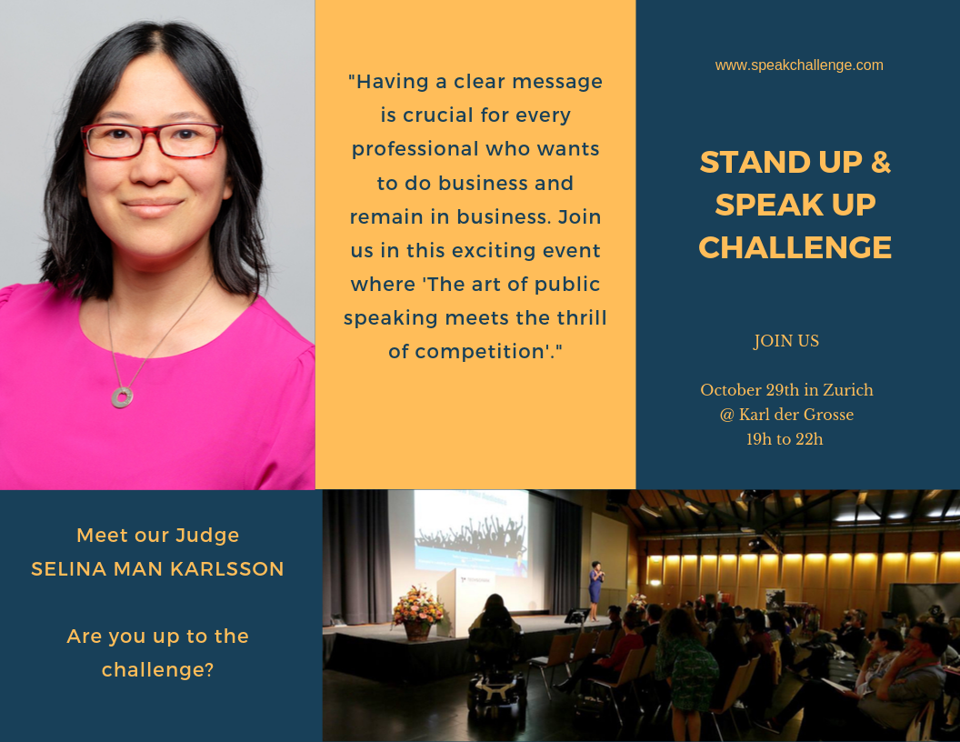 #259 - Stand Up And Speak Up Challenge - Selina Man Karlsson